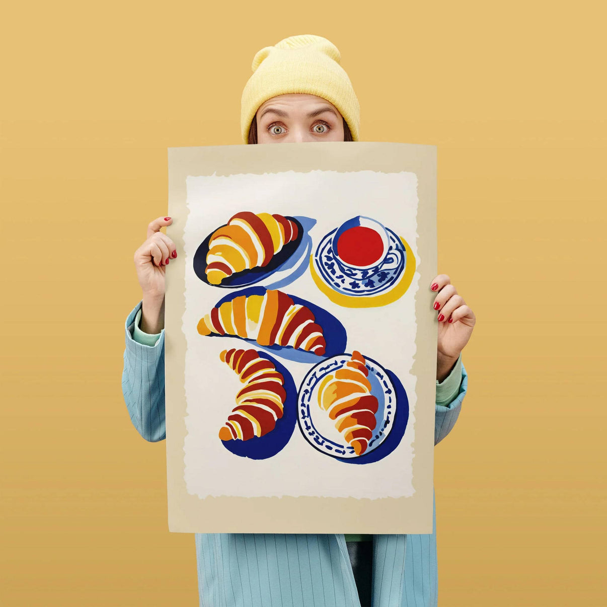 French Croissants Art Print – HypeSheriff