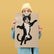 Cute Dancing Cat Wall Art Print – HypeSheriff