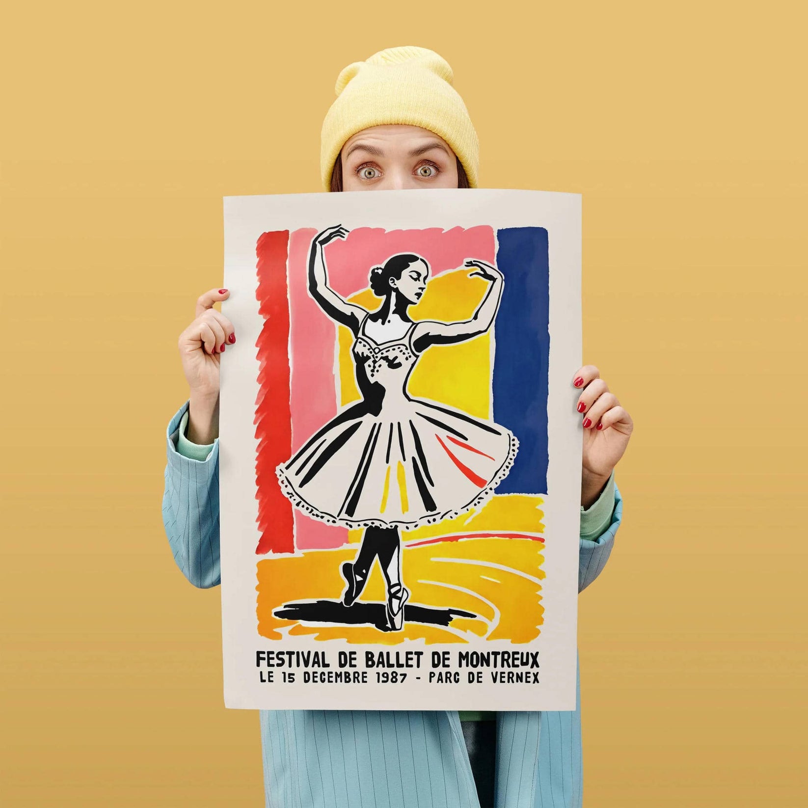 Festival De Ballet Retro Ballerina Poster – HypeSheriff