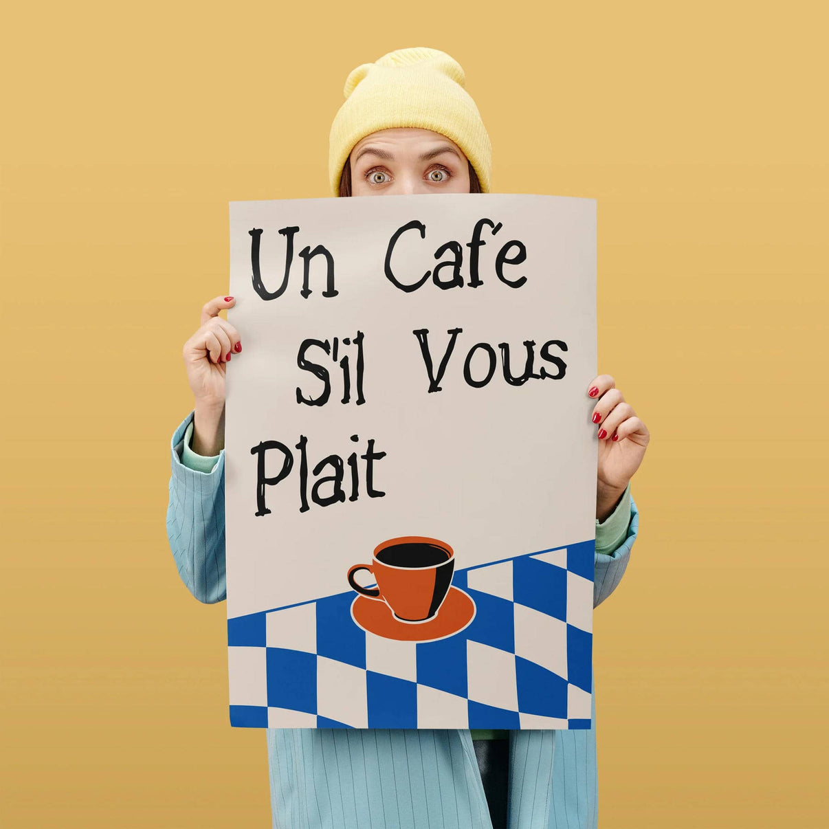 French Coffee Quote Poster – HypeSheriff
