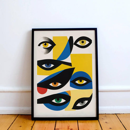 Pop-Art Eyes Retro Poster – HypeSheriff