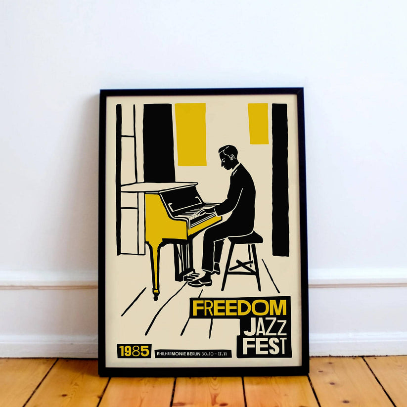 Freedom Jazz Festival 1985 Retro Poster – HypeSheriff