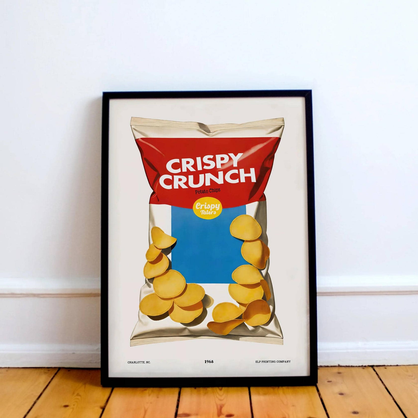Crispy Crunch Pop-Art Chips Poster – HypeSheriff