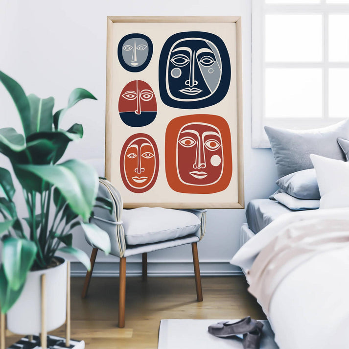 Cubism Style Faces Poster – HypeSheriff