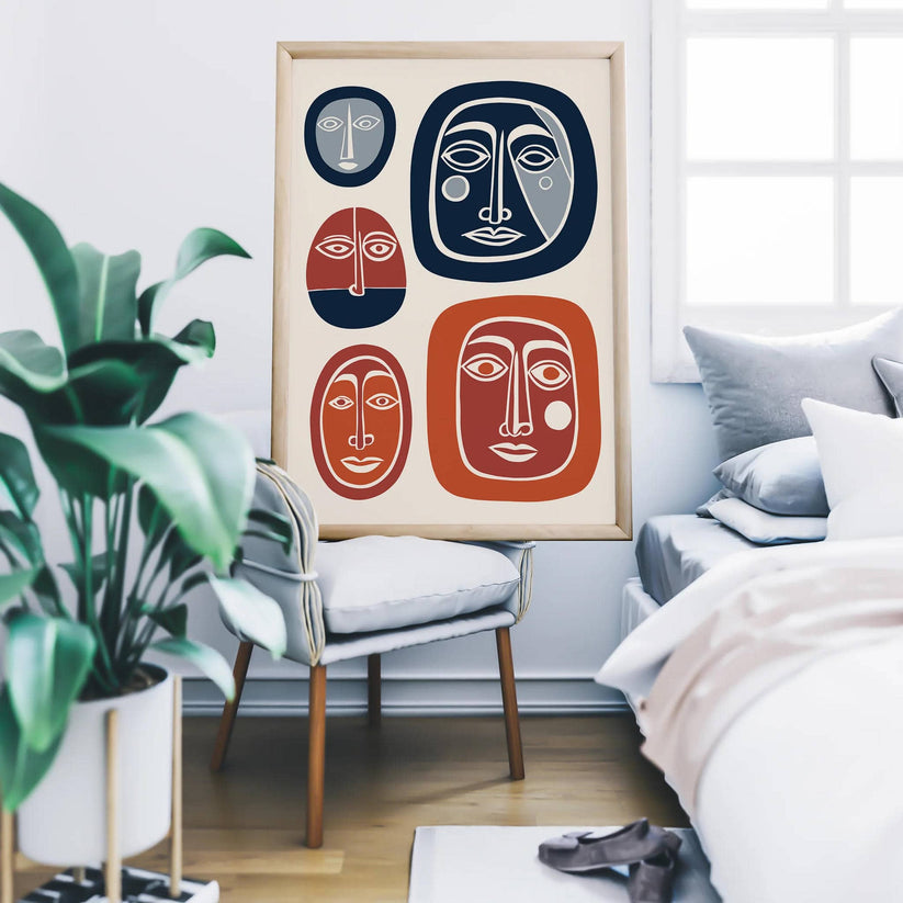 Cubism Style Faces Poster – HypeSheriff
