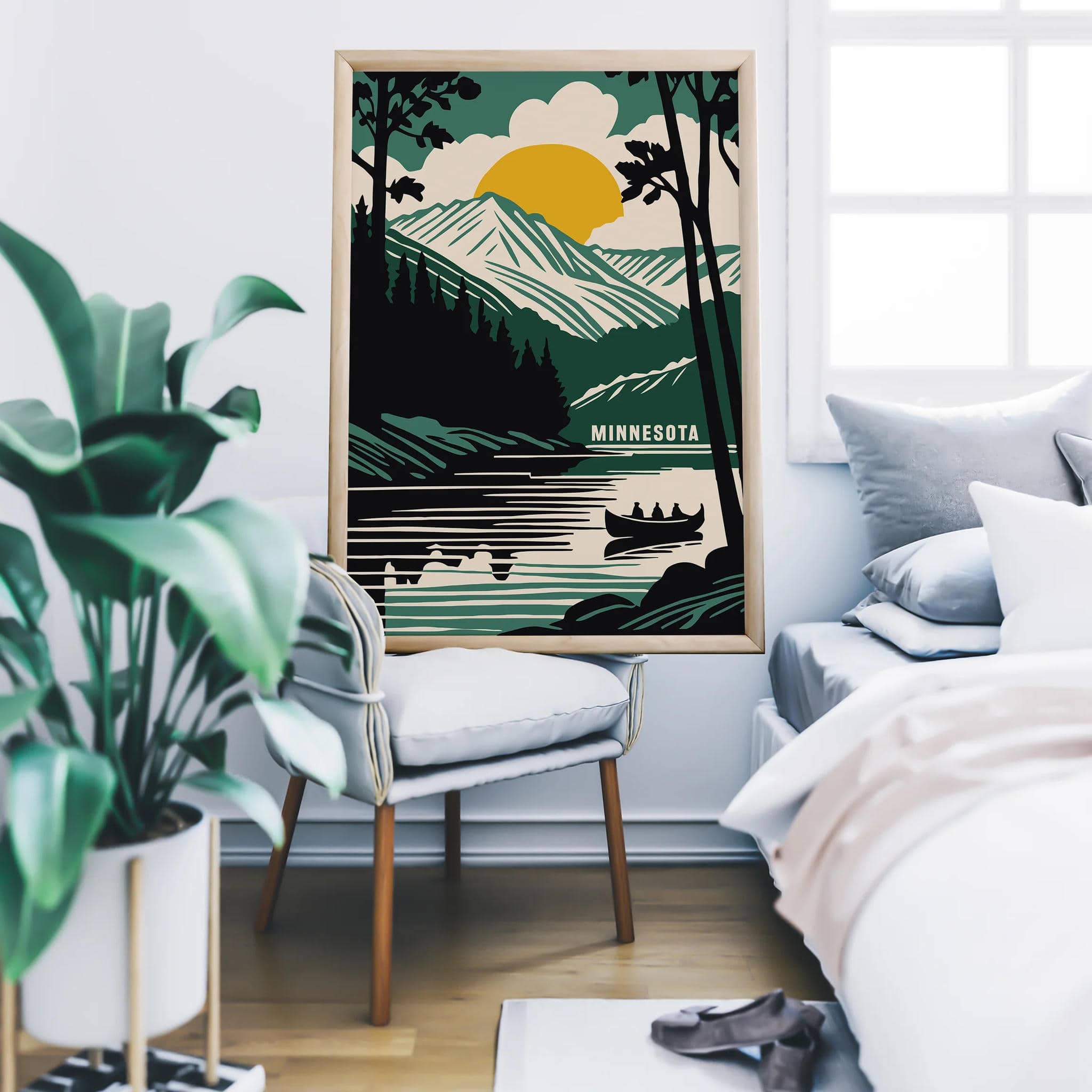 Minnesota Travel Green Poster – HypeSheriff