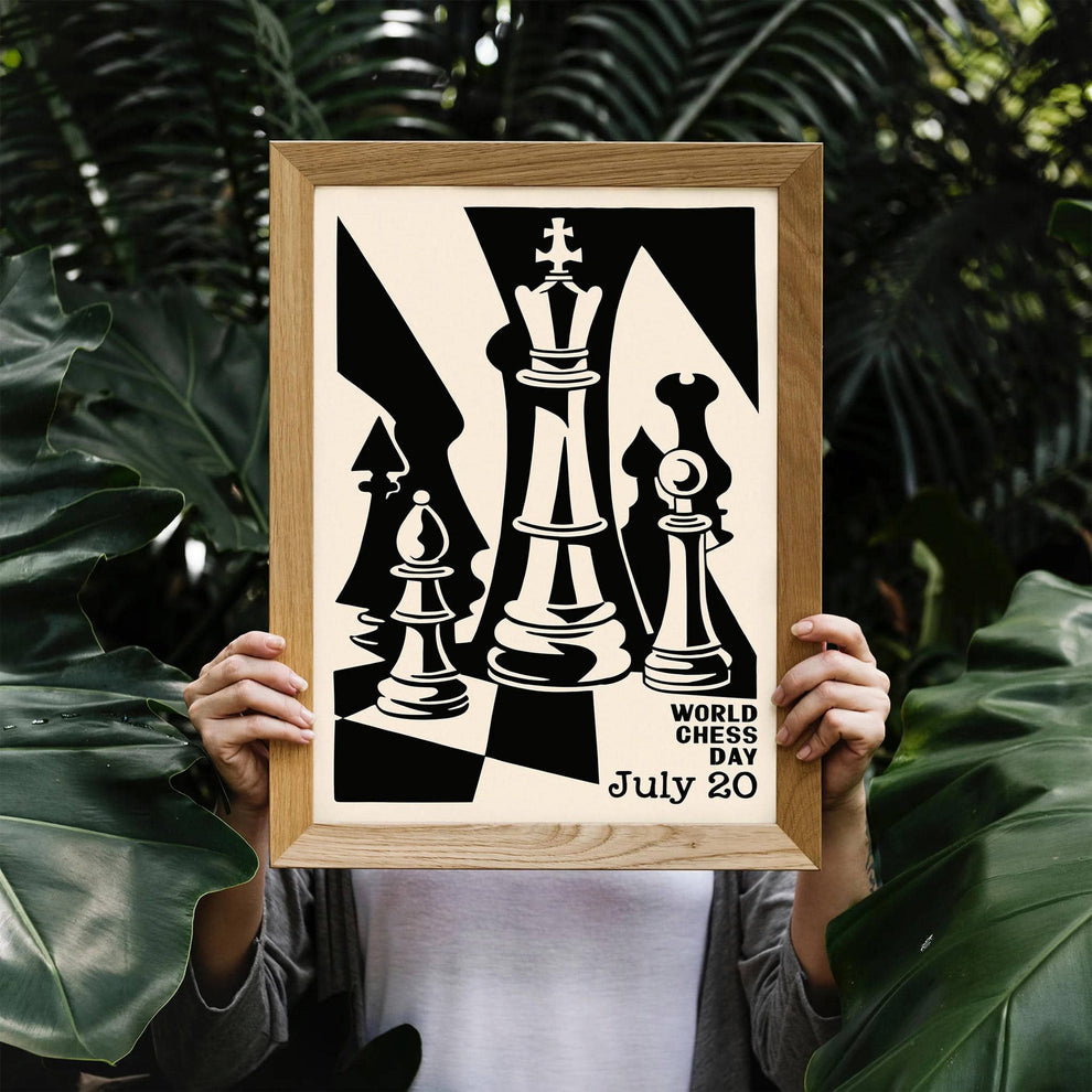 World Chess Day July 20 Poster – HypeSheriff