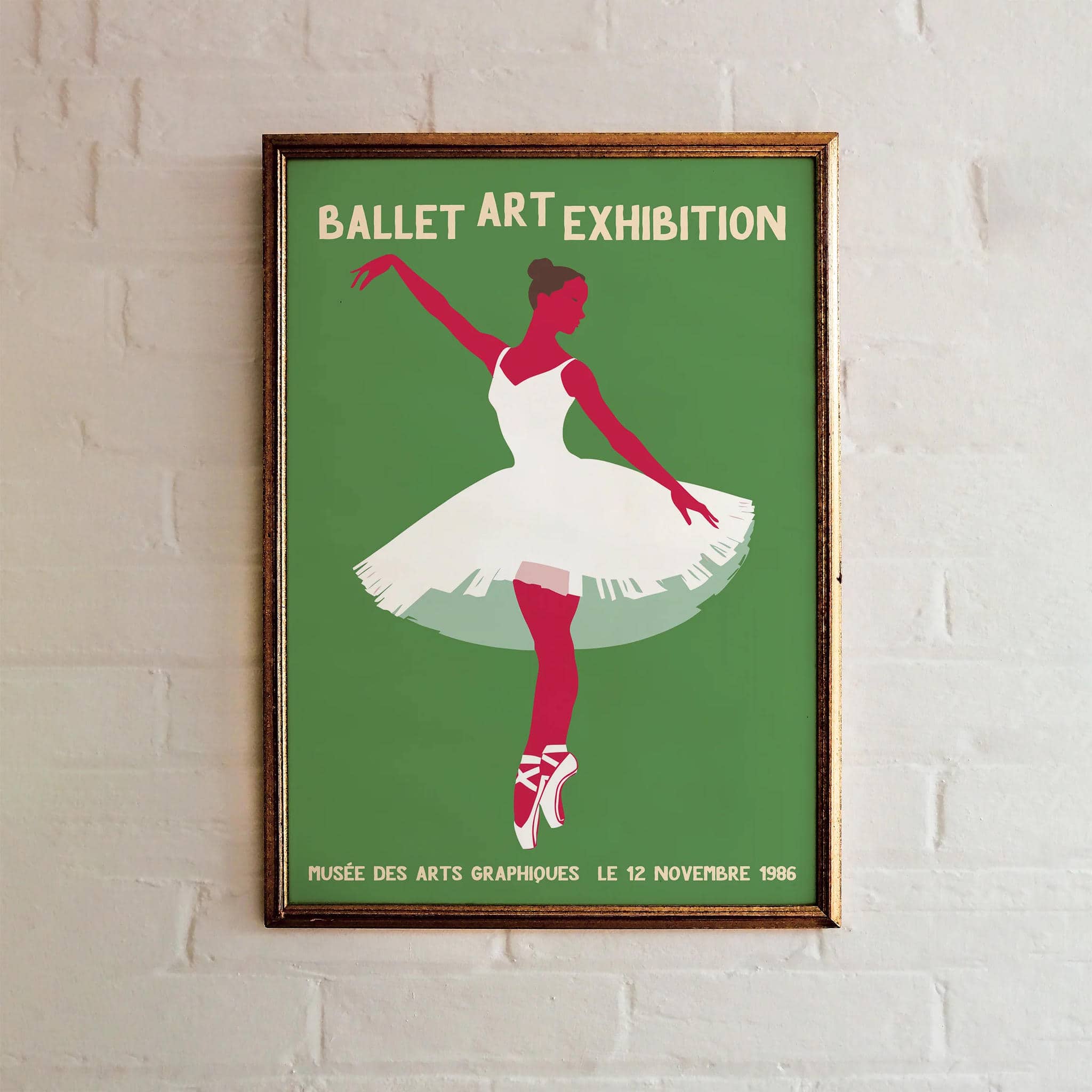 Ballet Art Exhibition Vintage Poster – HypeSheriff