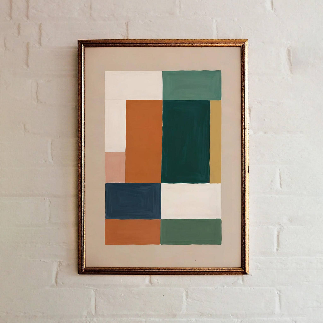 Abstract Neutral Colors Art Print 2025 – HypeSheriff