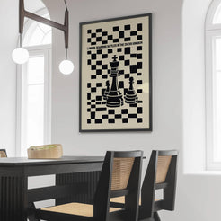 Vintage Chess London Poster – HypeSheriff