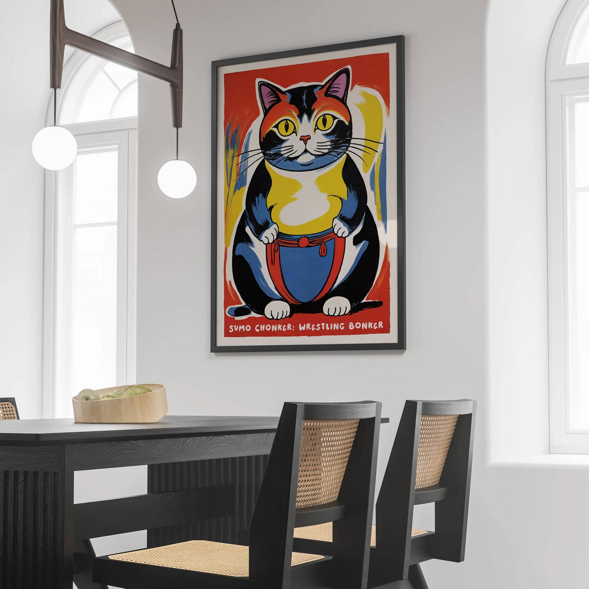 Japanese Sumo Cat Poster – HypeSheriff