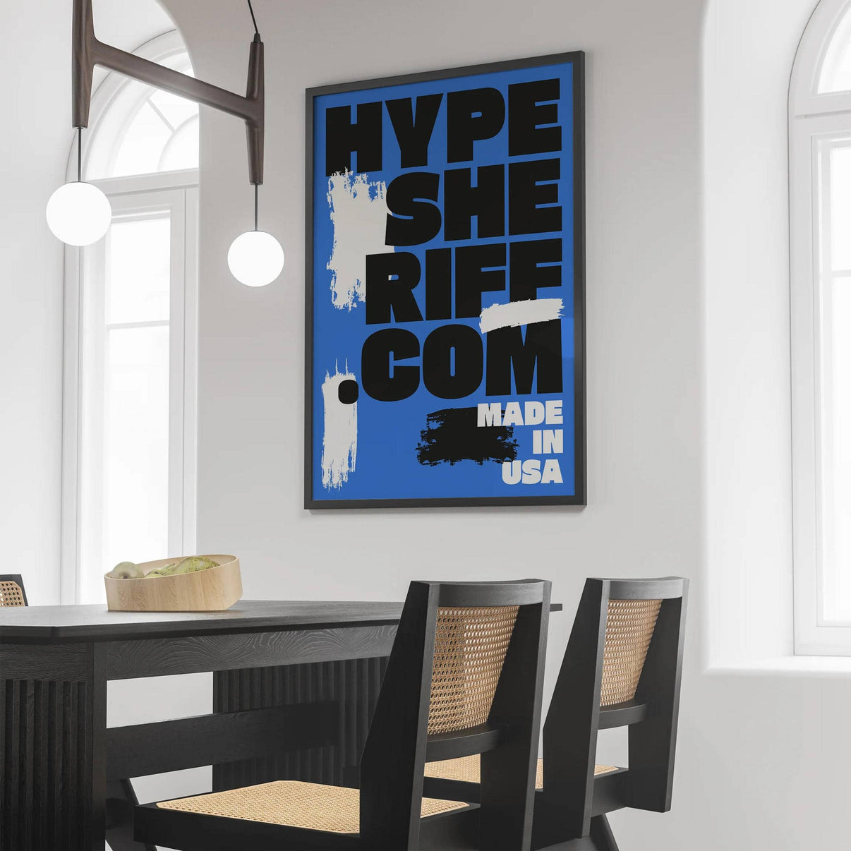 Hypesheriff Typographic Poster – HypeSheriff