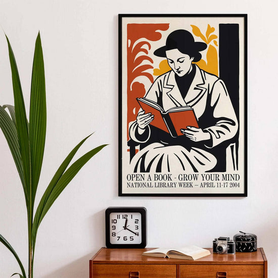 Grow Your Mind Library Week Poster – HypeSheriff
