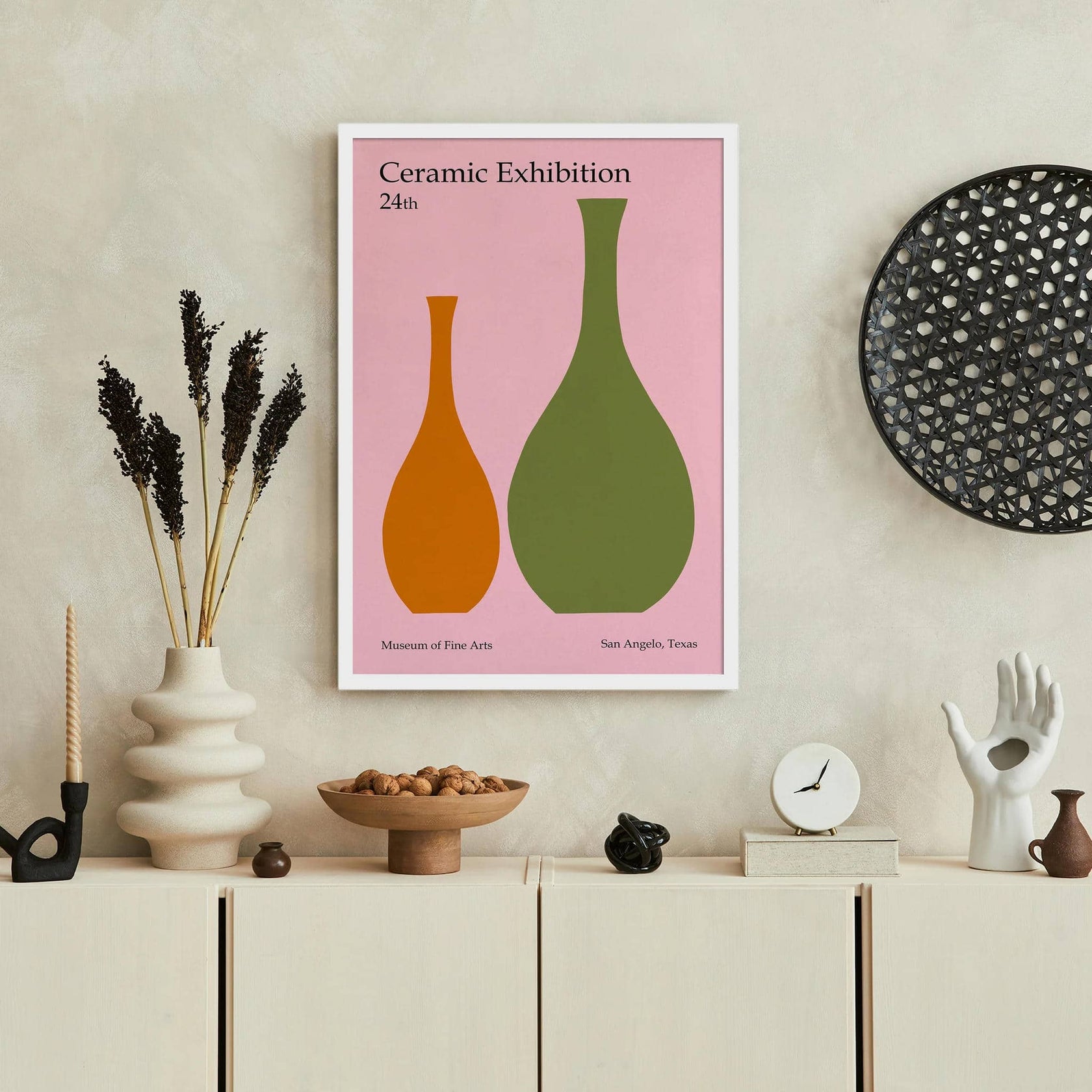 Ceramic Exhibition San Angelo Texas Poster – HypeSheriff