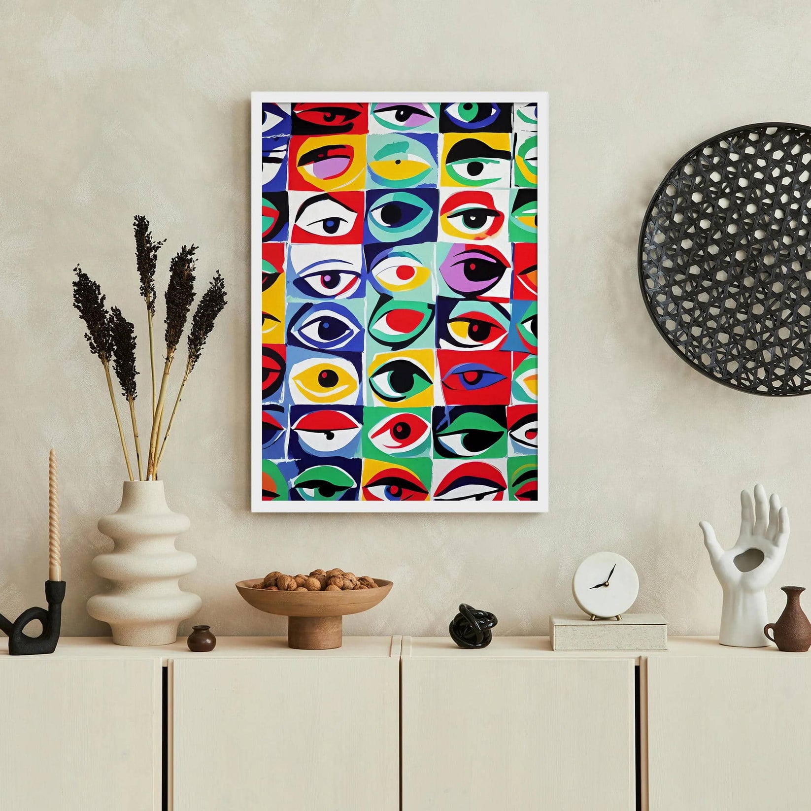 Pop-Art Stare Wall Art Print – HypeSheriff