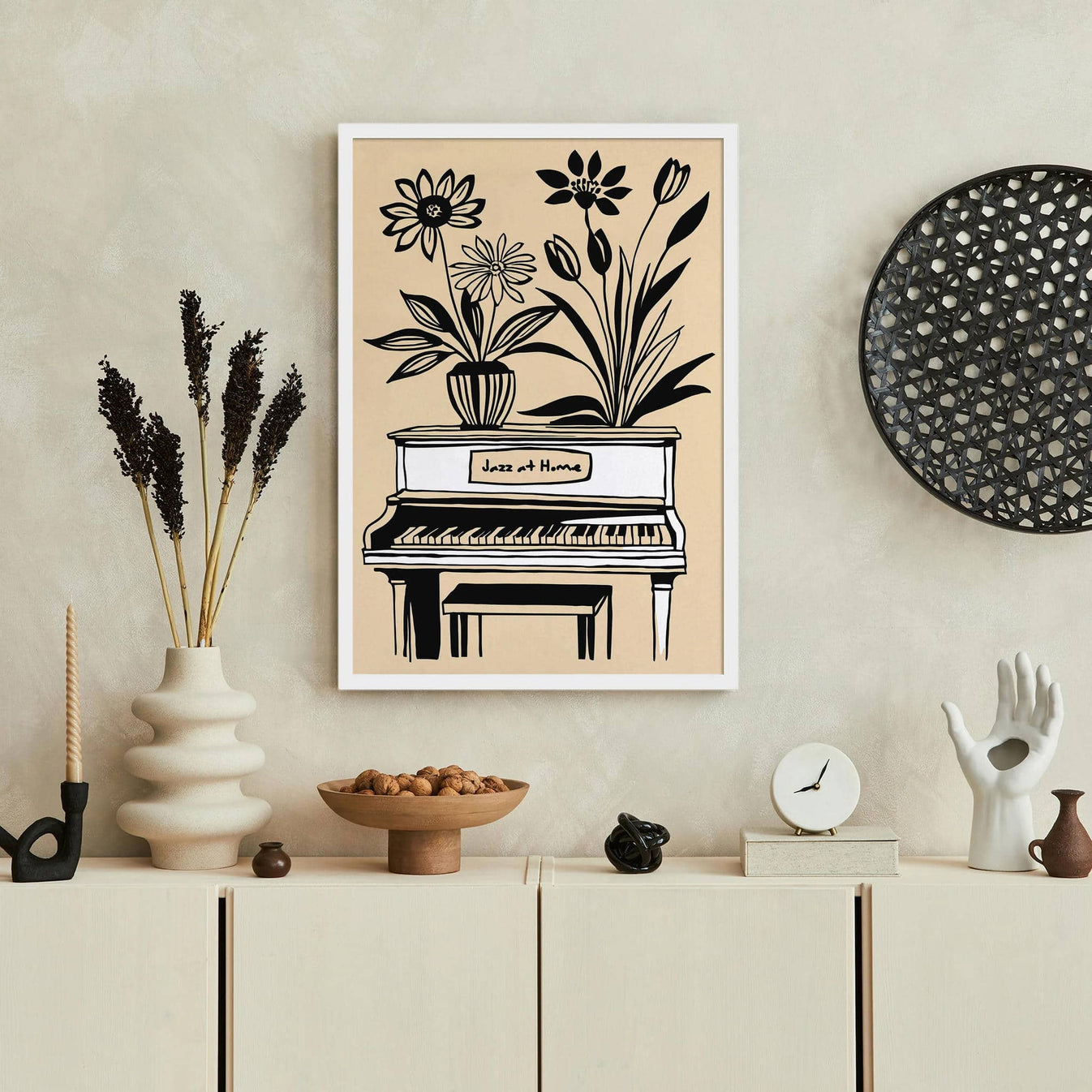 Jazz at Home Rustic Music Poster – HypeSheriff