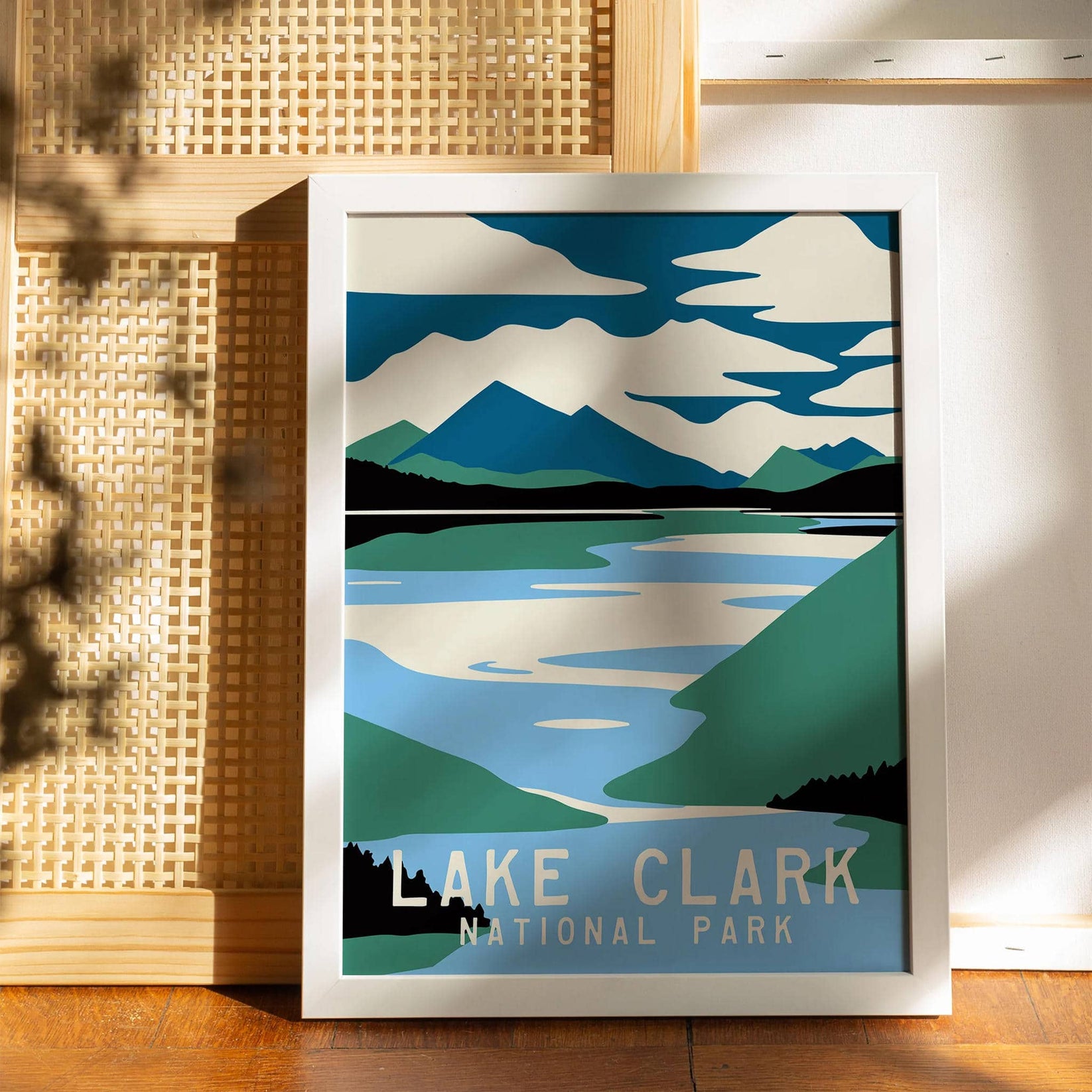 Lake Clark Travel Poster – HypeSheriff