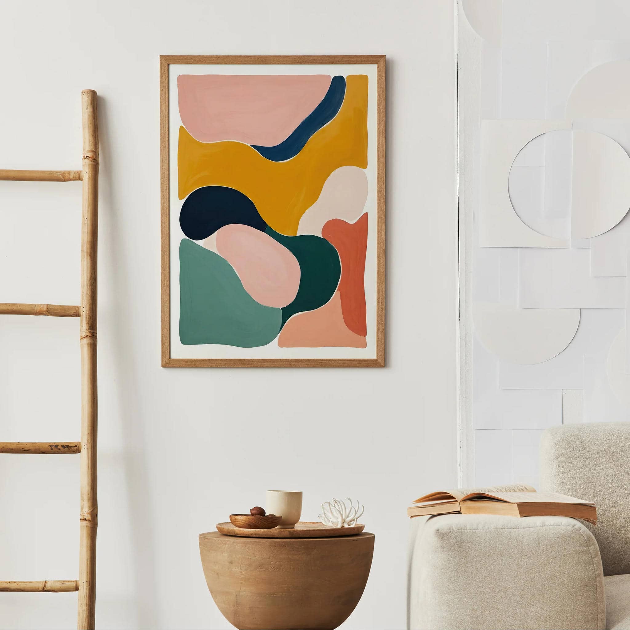 Bohemian Abstract Painting Print – HypeSheriff