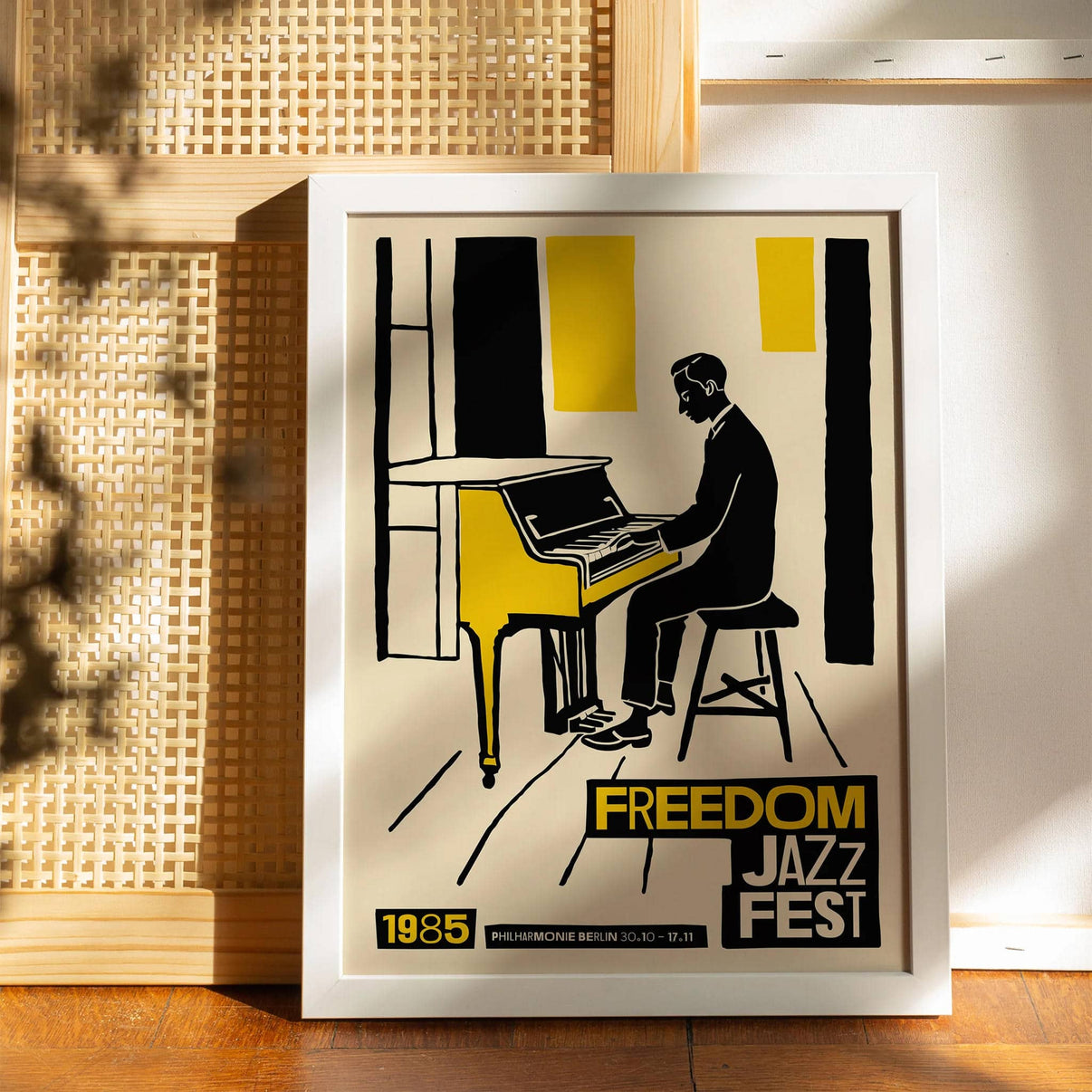 Freedom Jazz Festival 1985 Retro Poster – HypeSheriff