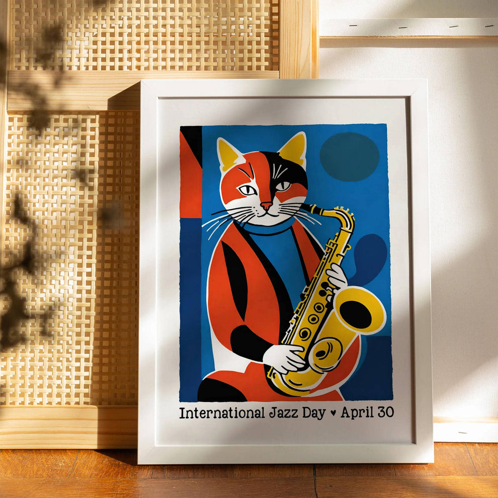 International Jazz Day - Cat Poster – HypeSheriff