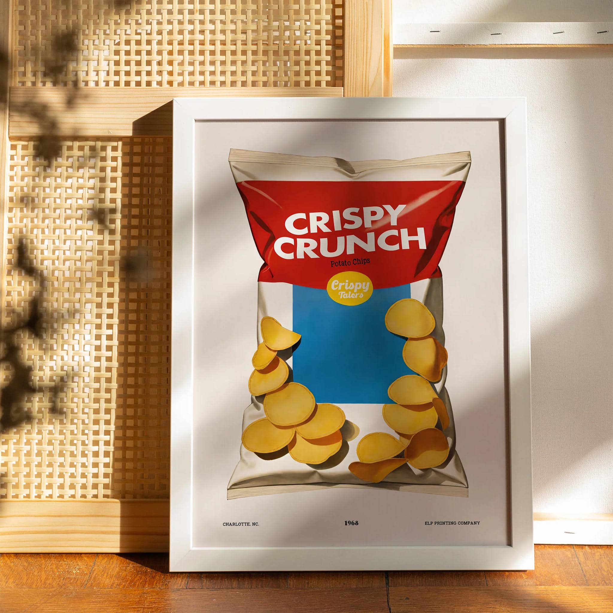 Crispy Crunch Pop-Art Chips Poster – HypeSheriff