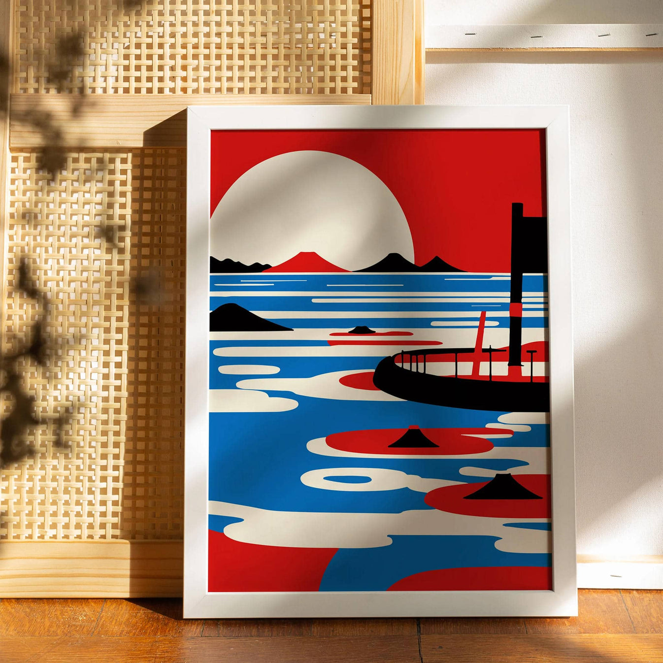 Geometric Japan Travel Poster – HypeSheriff
