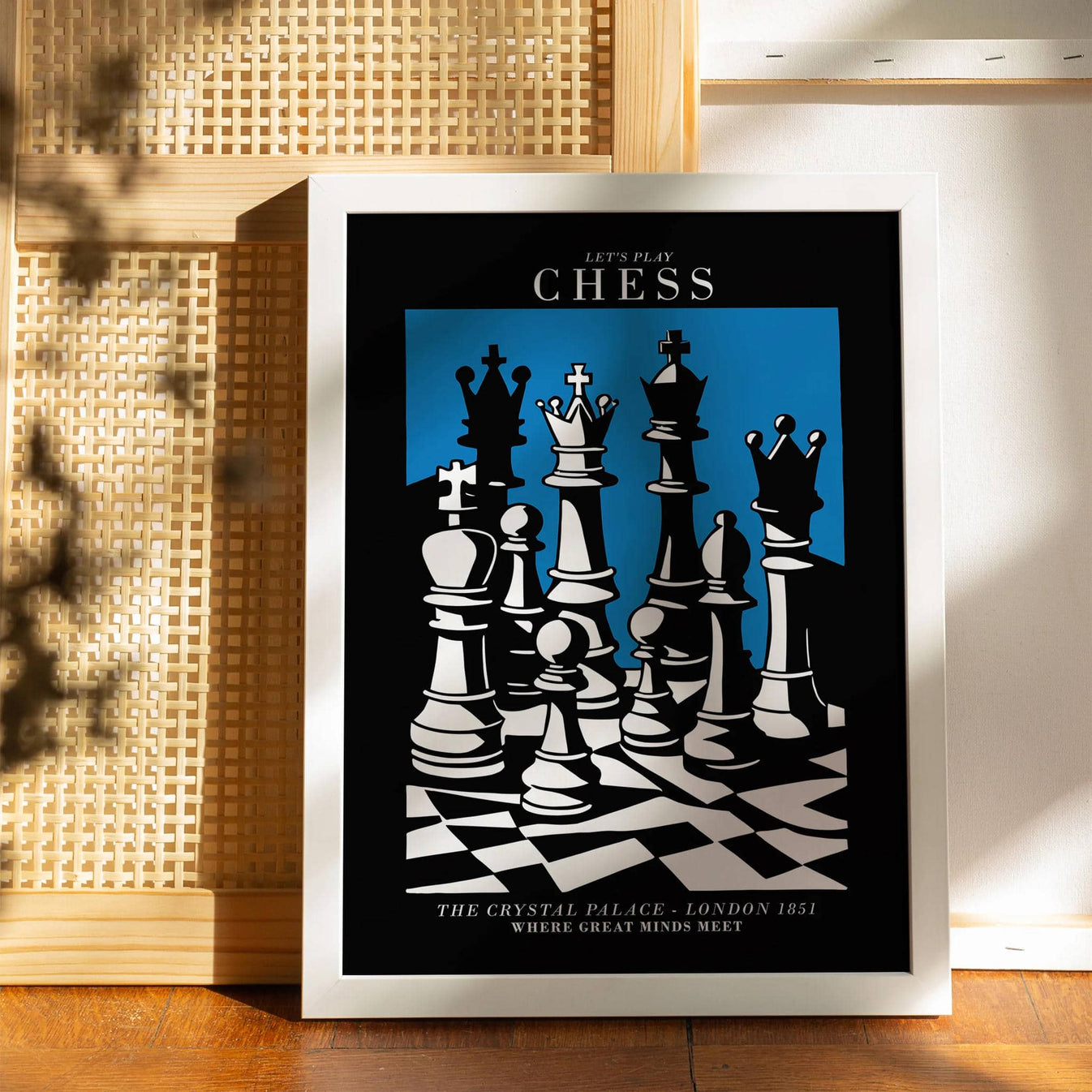 Retro Chess Poster – HypeSheriff