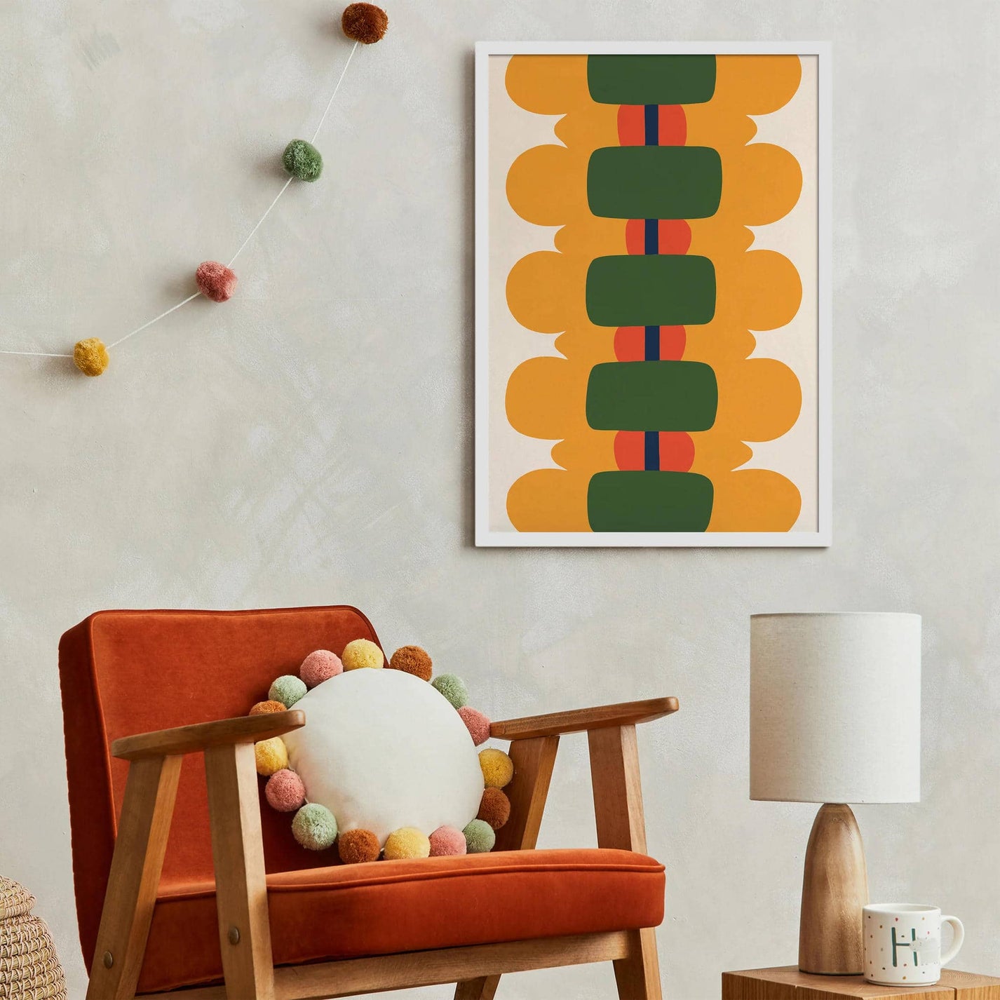 Abstract 70s Shapes Art Print – HypeSheriff