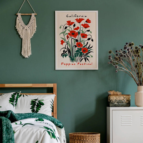 California Poppies Festival Floral Poster – HypeSheriff