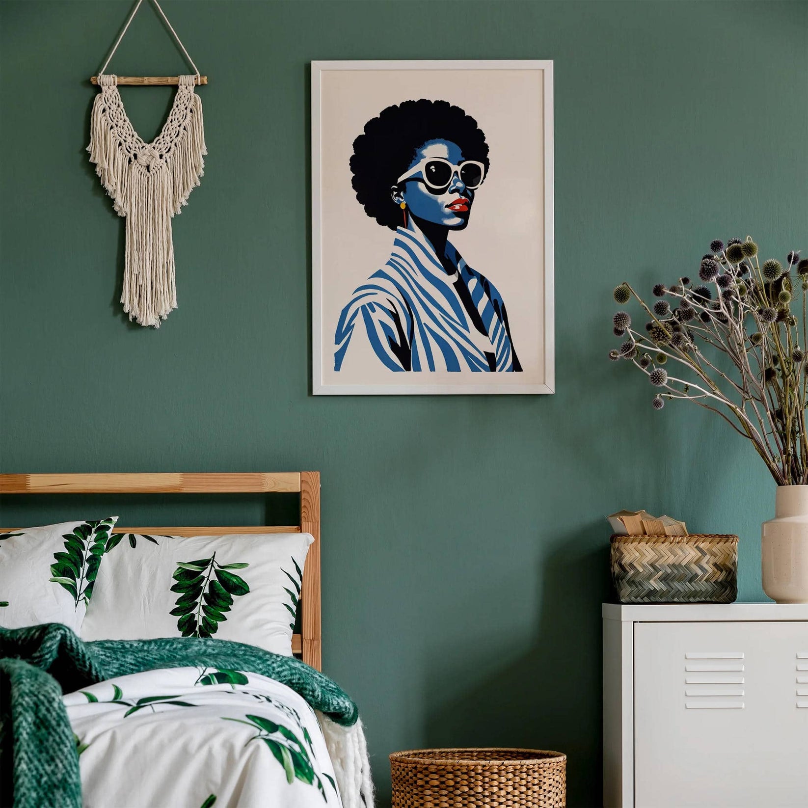 Afro Woman Fashion Wall Art Poster – HypeSheriff