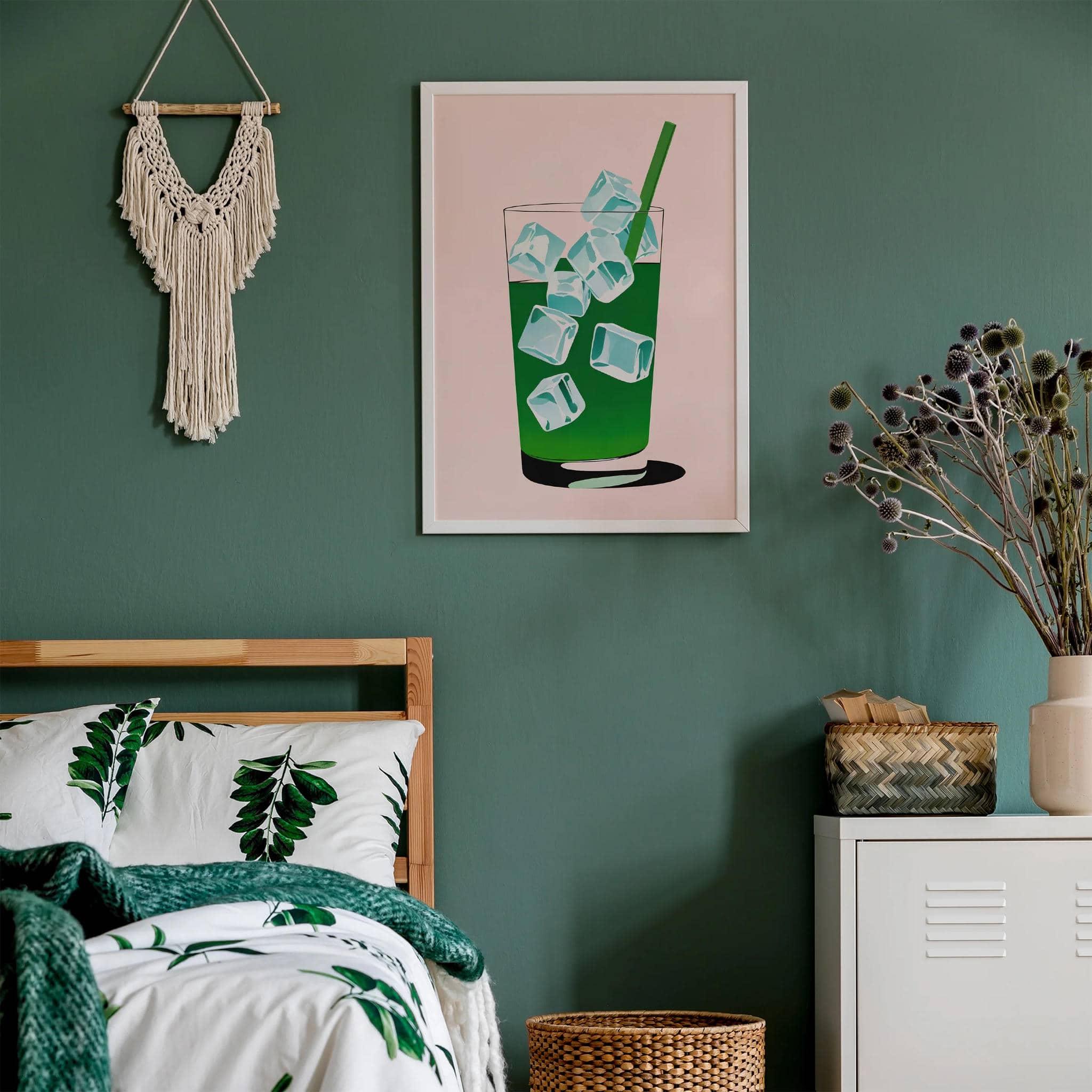 Iced Matcha Wall Art Print – HypeSheriff