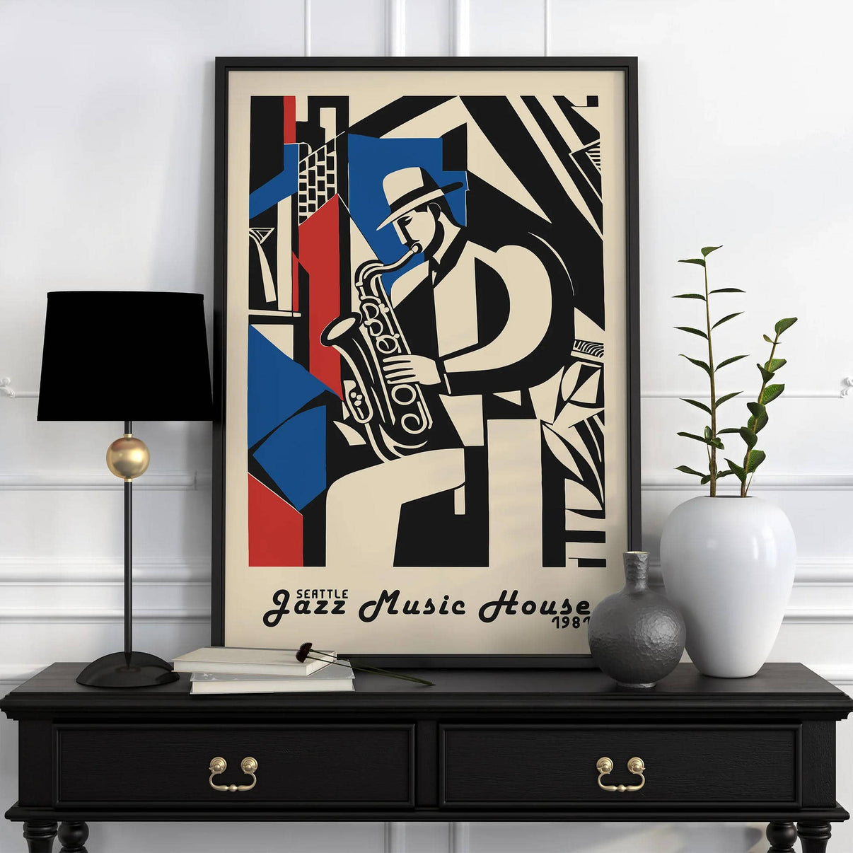Seattle Jazz Music House Poster – HypeSheriff