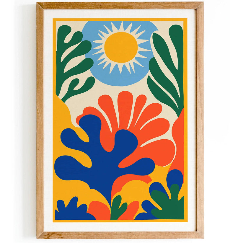 Colorful Cut Outs Nature Poster – HypeSheriff