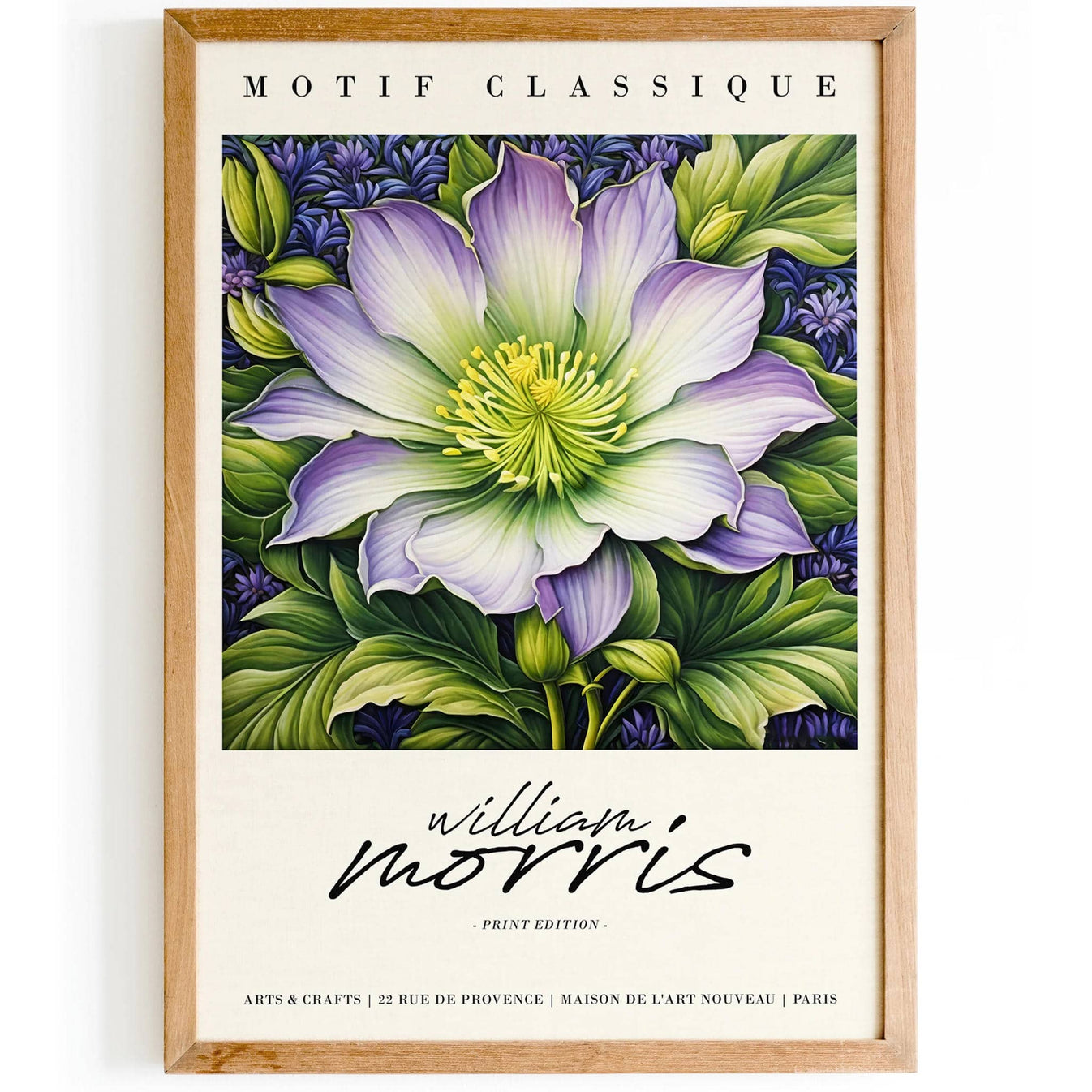 Morris Inspired Flower Art Print 2024 – HypeSheriff