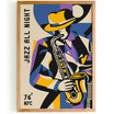 Jazz All Night Music Poster – HypeSheriff