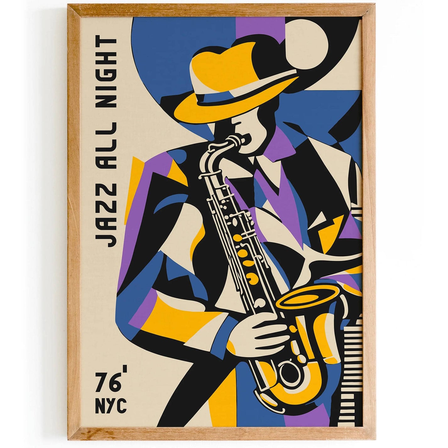 Jazz All Night Music Poster – HypeSheriff