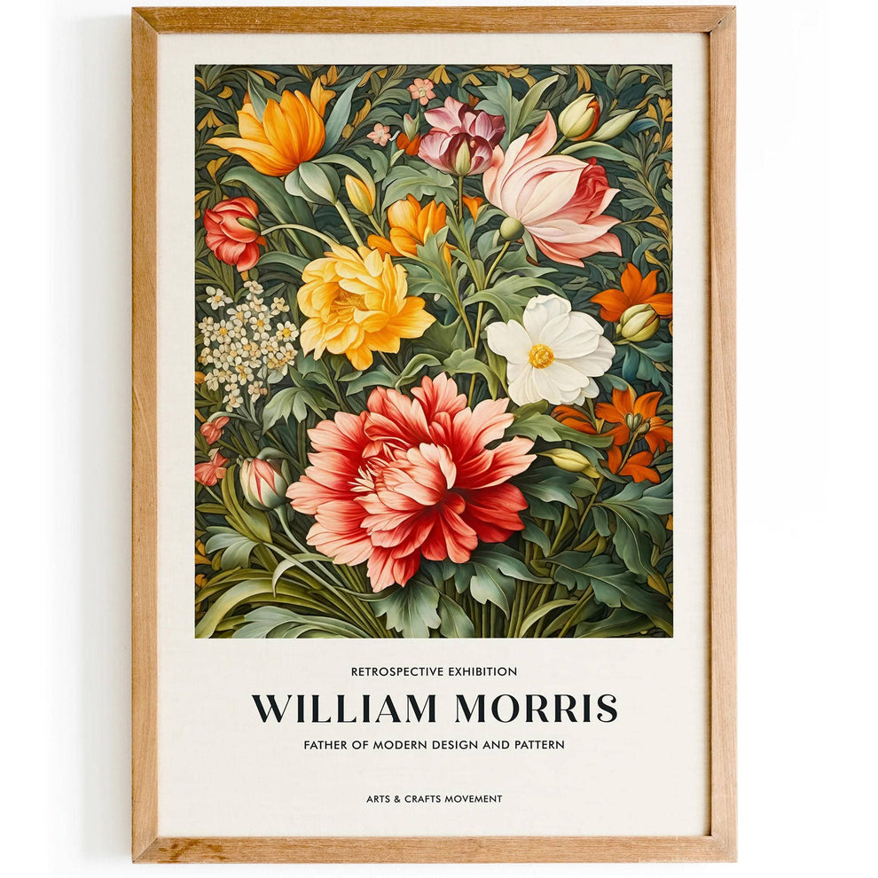 W. Morris Inspired Exhibition Floral Print – HypeSheriff