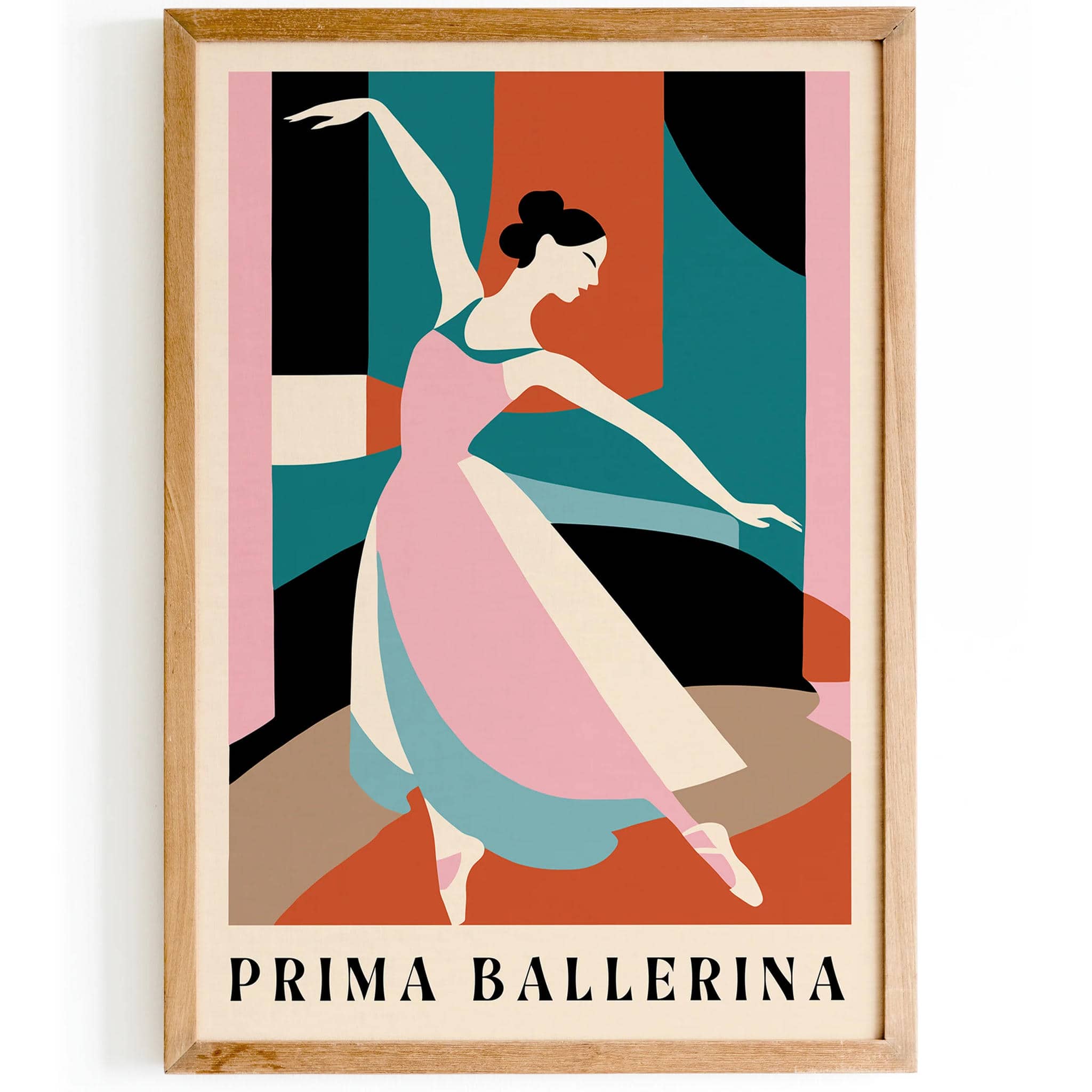 Prima Ballerina Pose Ballet Poster – HypeSheriff