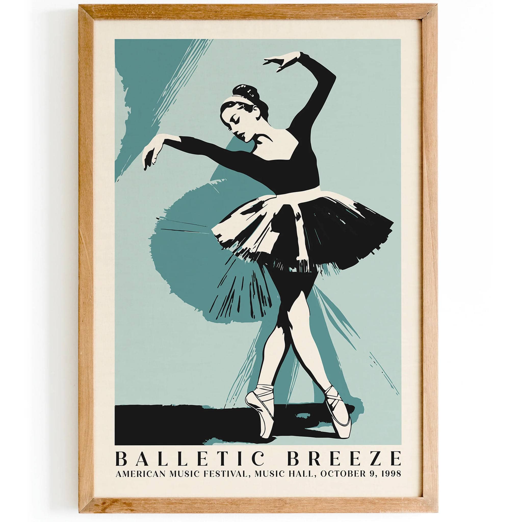 Balletic Breeze Ballerina Dance Poster – HypeSheriff