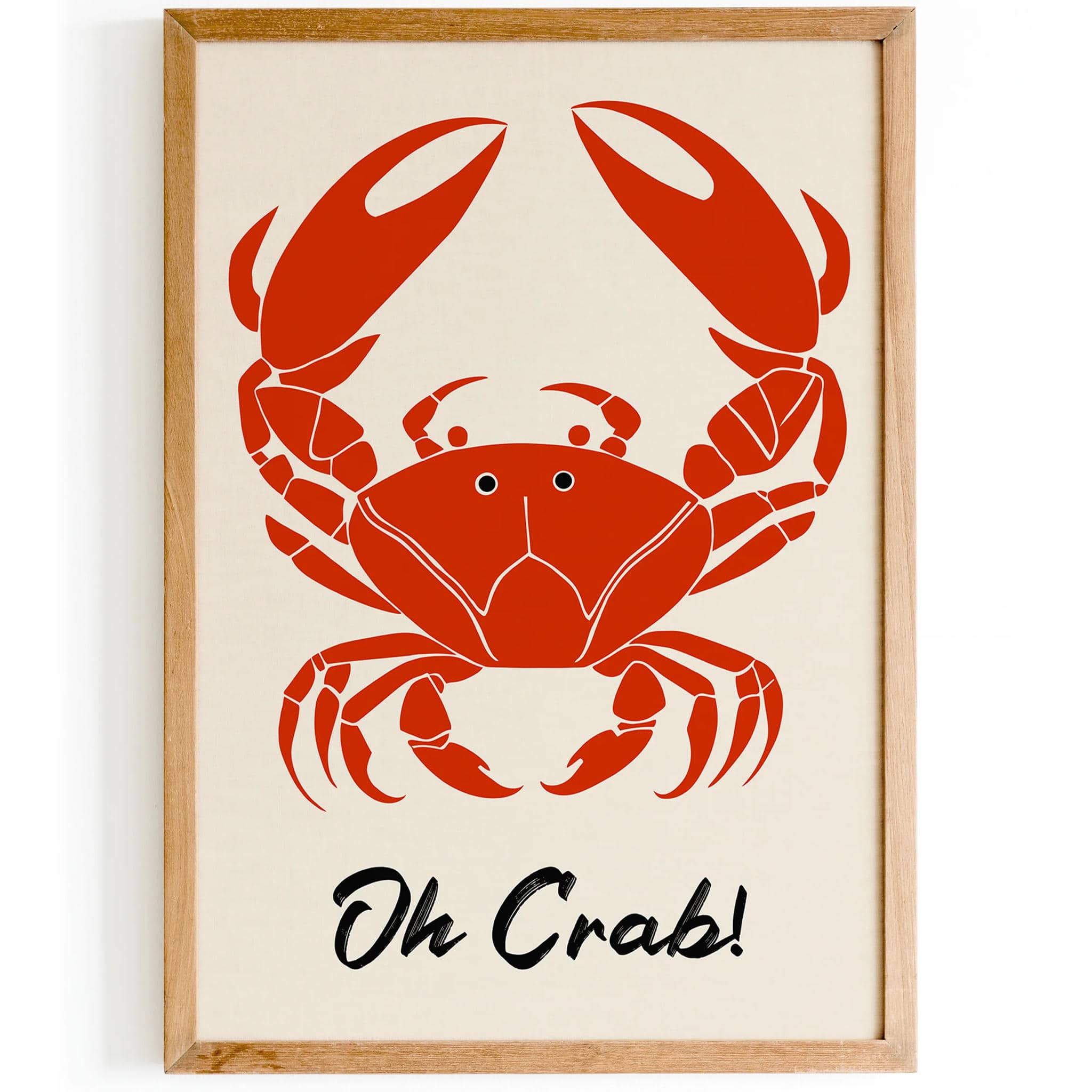 Oh Crab! Funny Kitchen Poster – HypeSheriff