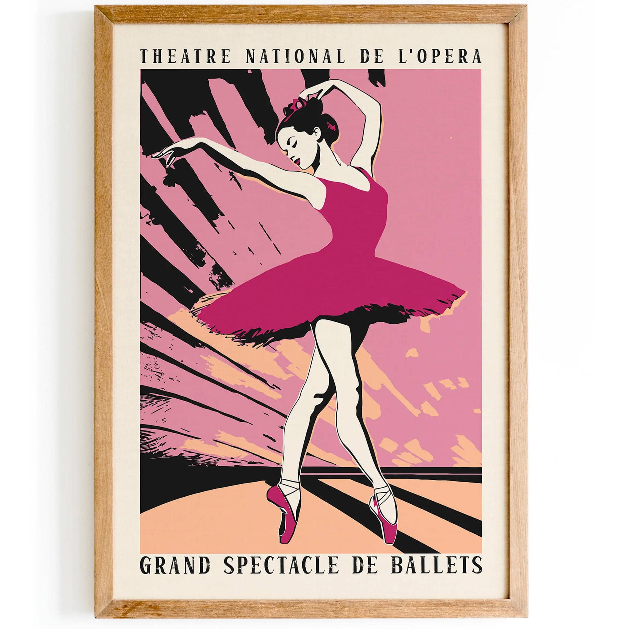 Ballet Spectacle Pink Wall Art – HypeSheriff