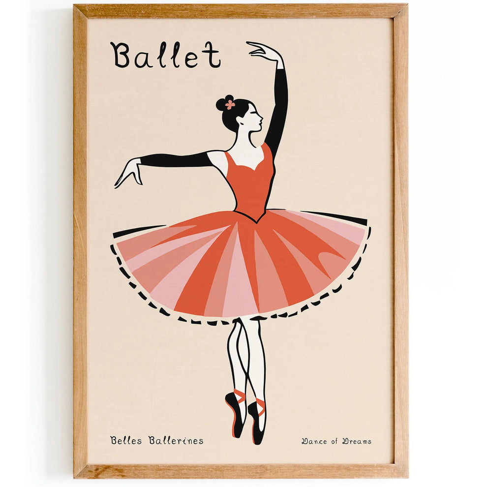 Minimalist Ballet Poster – HypeSheriff