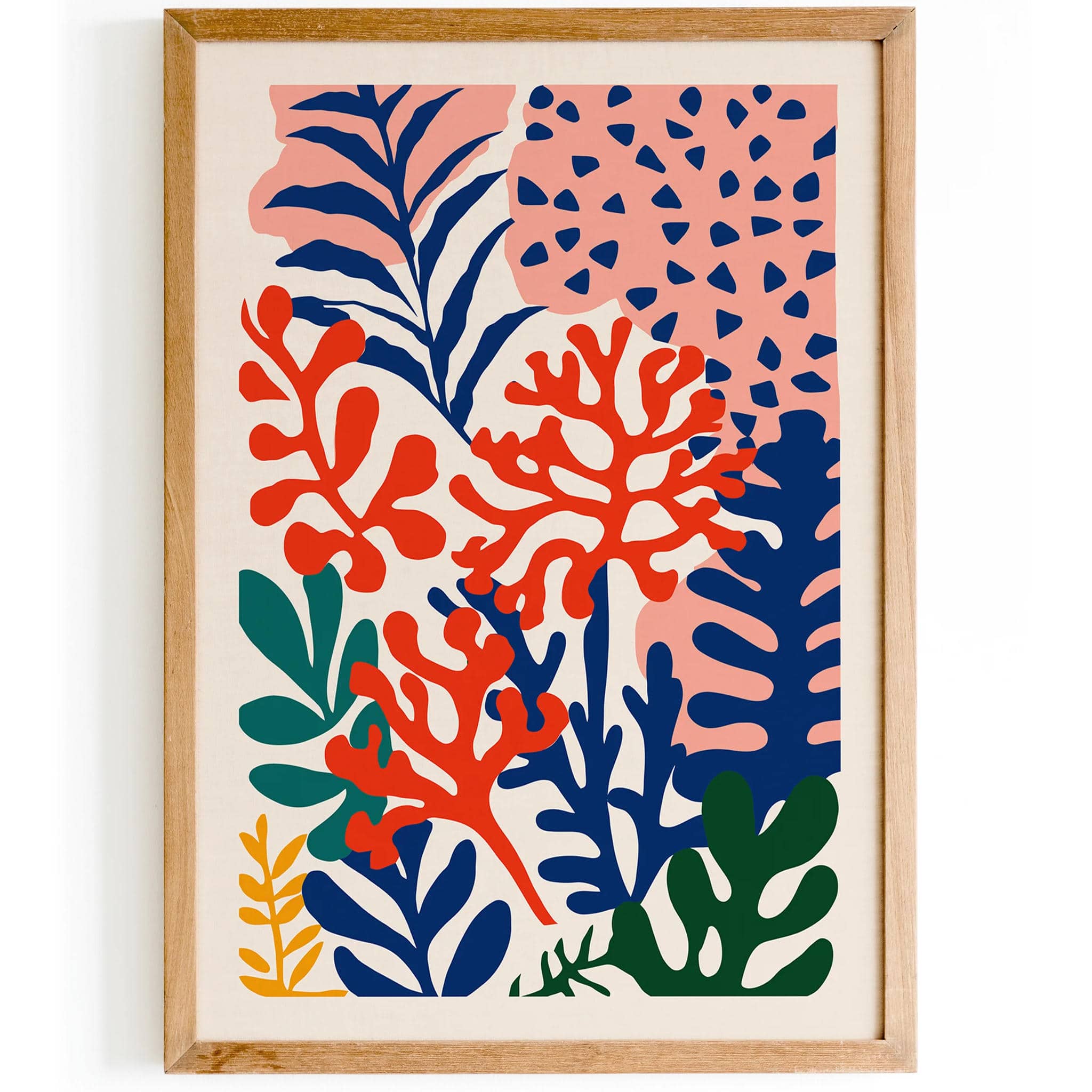 Colorful Cutouts Coral Reefs Poster – HypeSheriff