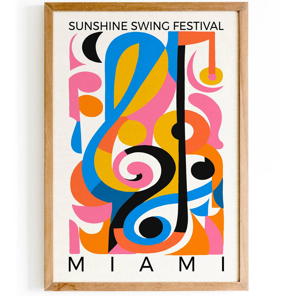 Swing Festival Mami Music Poster – HypeSheriff