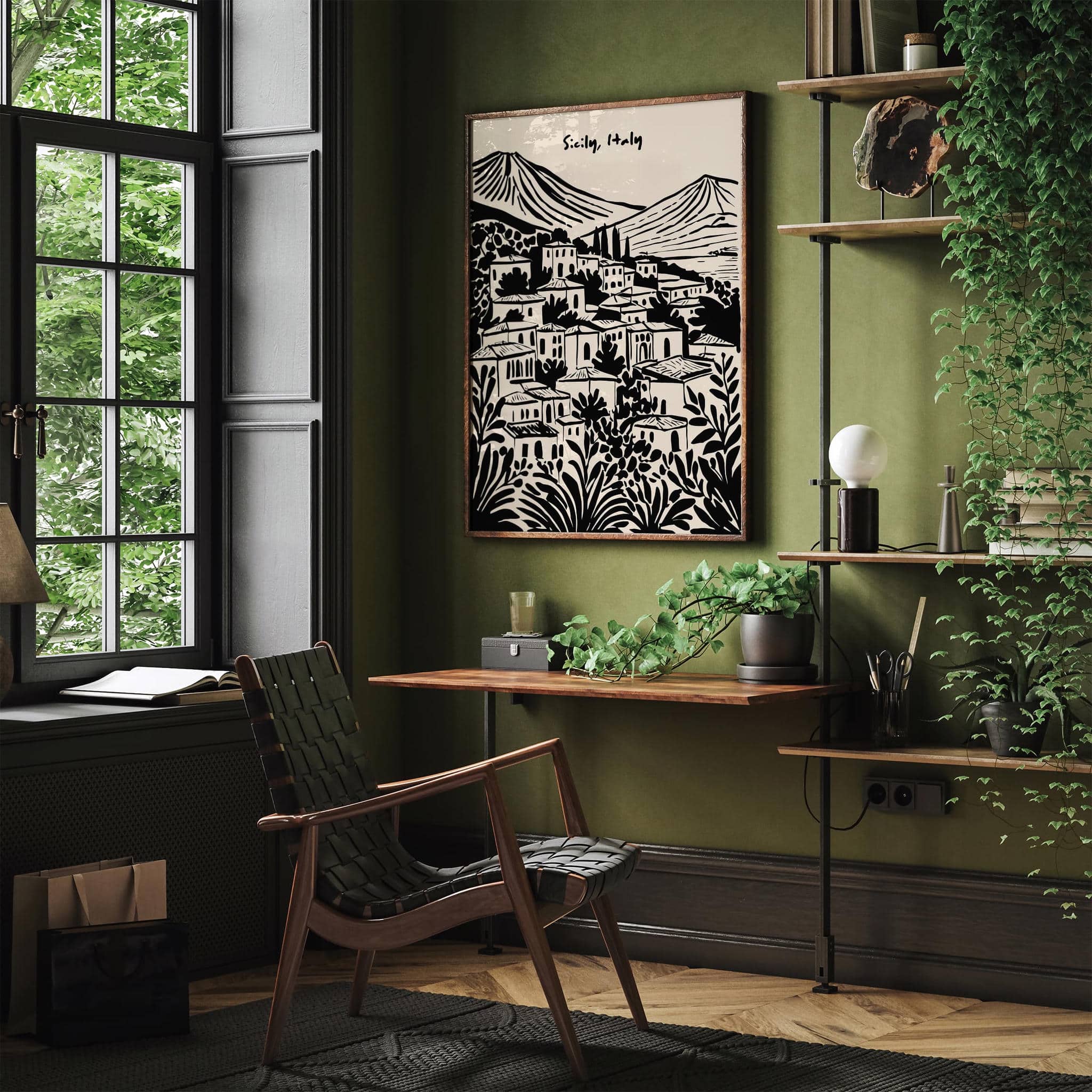 Sicily, Italy Travel Sketch Art Print – HypeSheriff