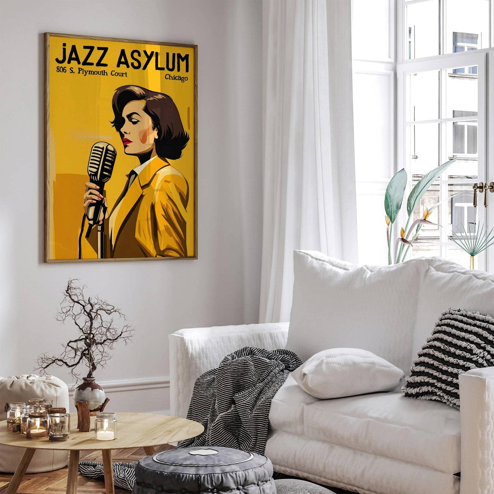 Yellow Chicago Jazz Festival Poster – HypeSheriff