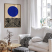 Blue Circle Home Office Wall Art Decor – HypeSheriff