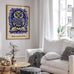 Book Lovers Club Blue Owl Art Print – HypeSheriff