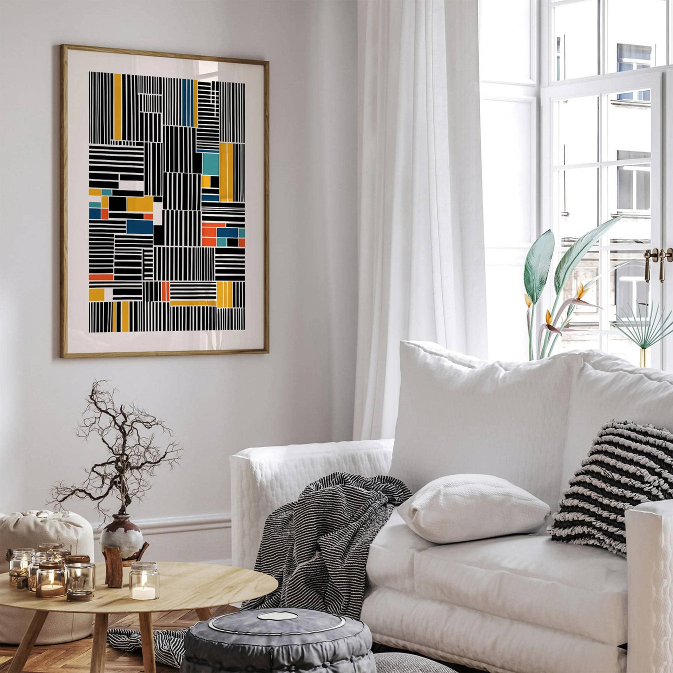 Abstract Geometric Art Print 2024 – HypeSheriff