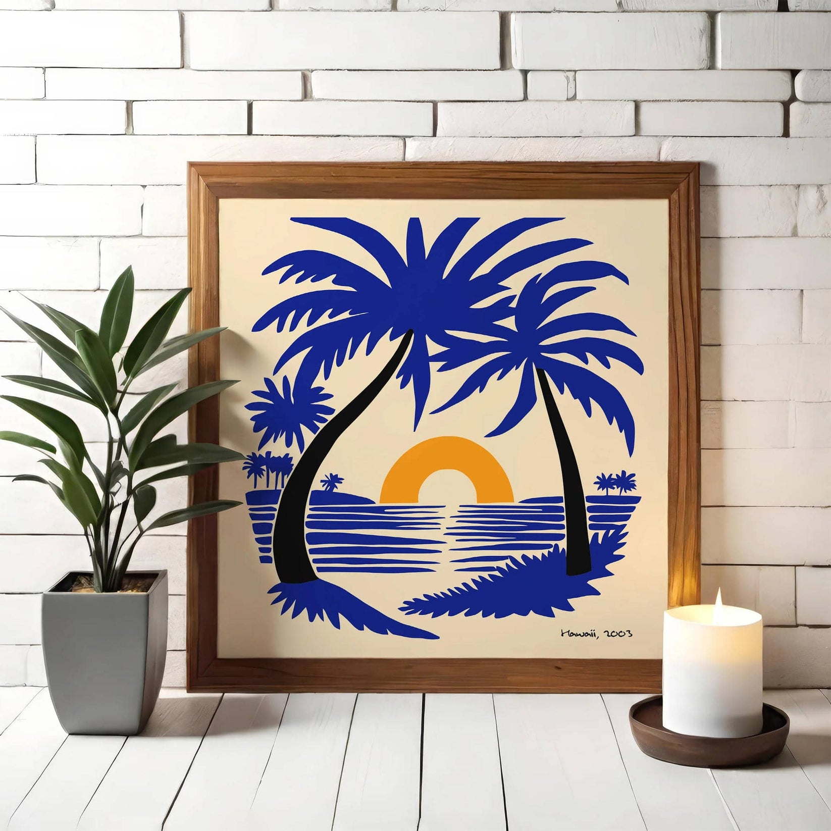 Hawaii Travel Square Art Print – HypeSheriff